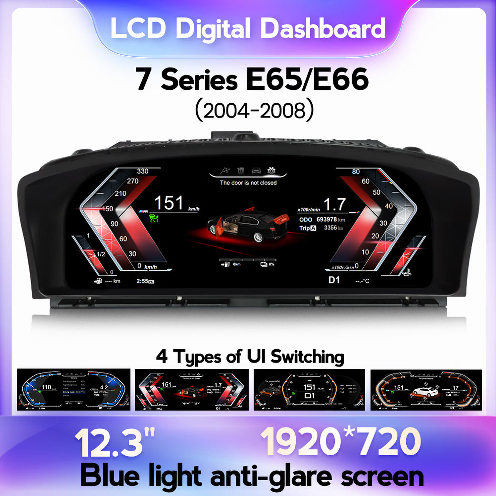 BMW 7 Series E65/E66 BMW Digital Instrument Cluster – Car Axis India